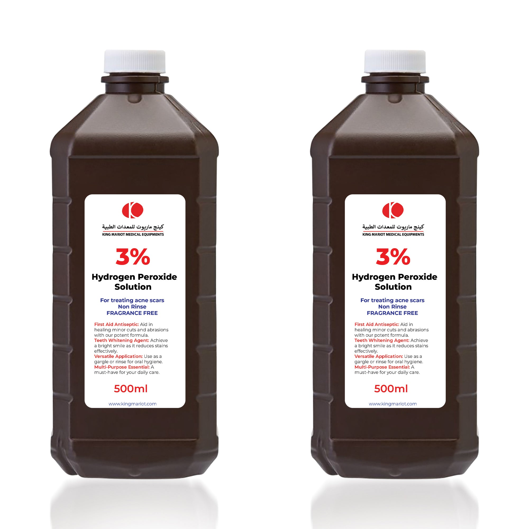 Hydrogen Peroxide Solutions: 3%, 6%, 12%, and 30% Variants | For Acne