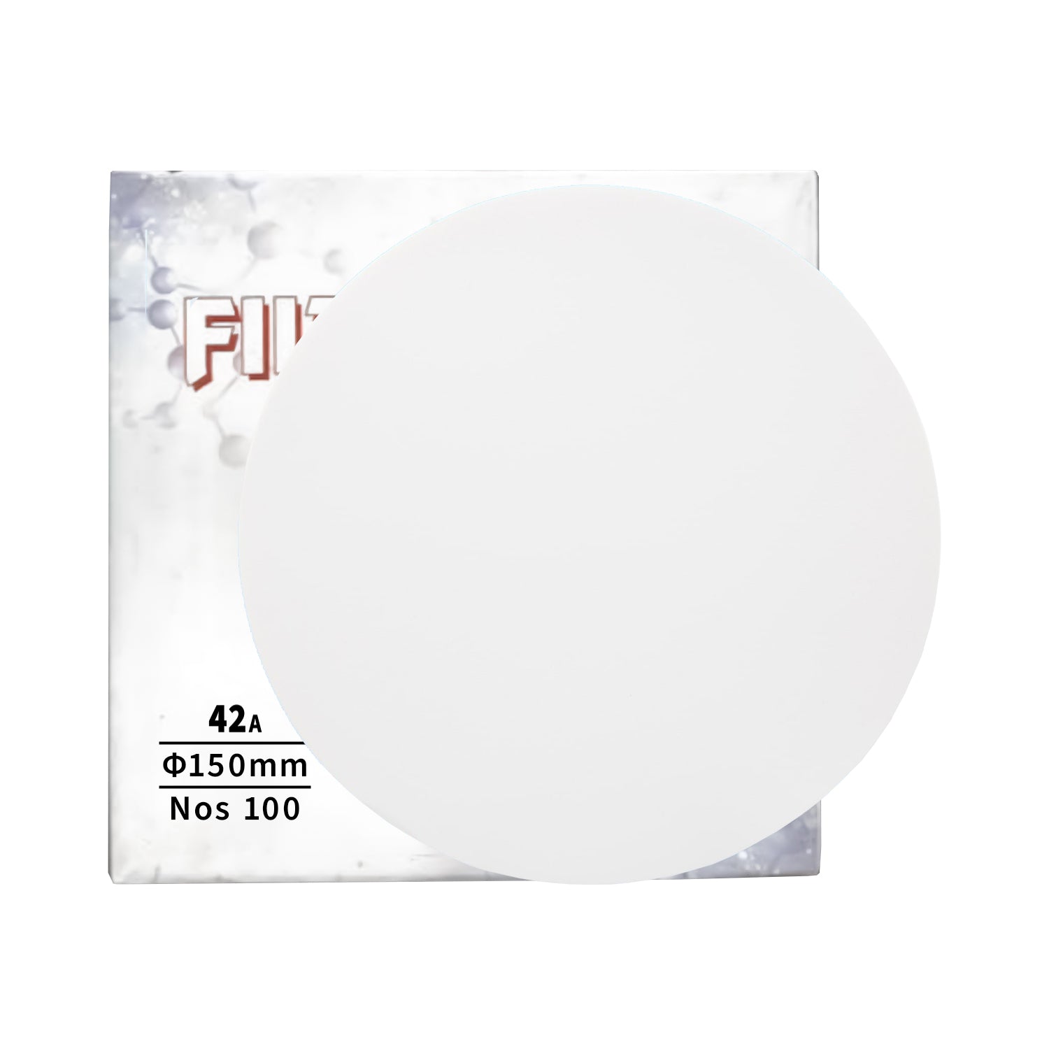 Filter Paper | Grade 42 A | Circular Shape | Size: 150 MM | 100 Nos