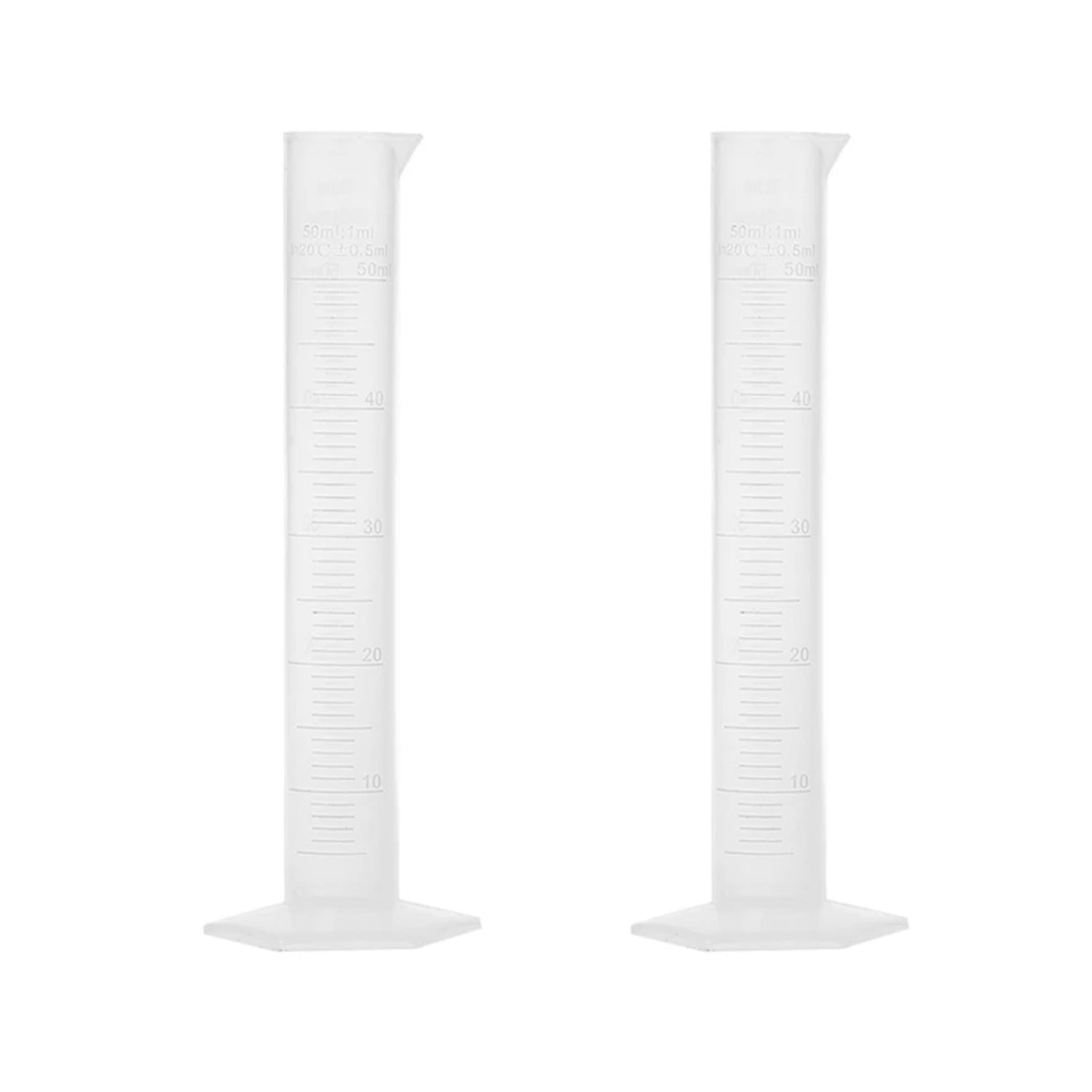 Plastic Measuring Cylinder | 50ML Capacity