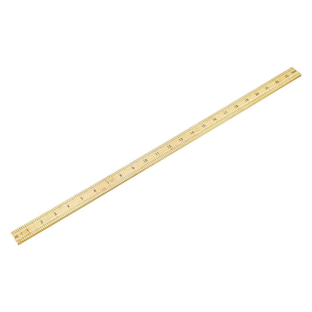 1Pcs Wooden Ruler with mm & inch | 600mm (24 Inch)