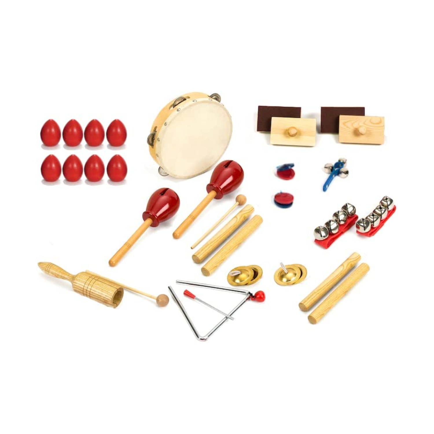 Deluxe Set of 30 Musical Instruments MEGA Classroom Pack with Carry Ca