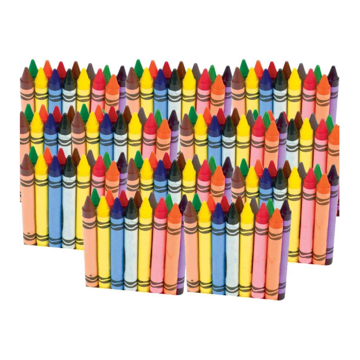 Set of 200 Colorful Jumbo Large Crayon Class pack Non-Toxic Child Frie